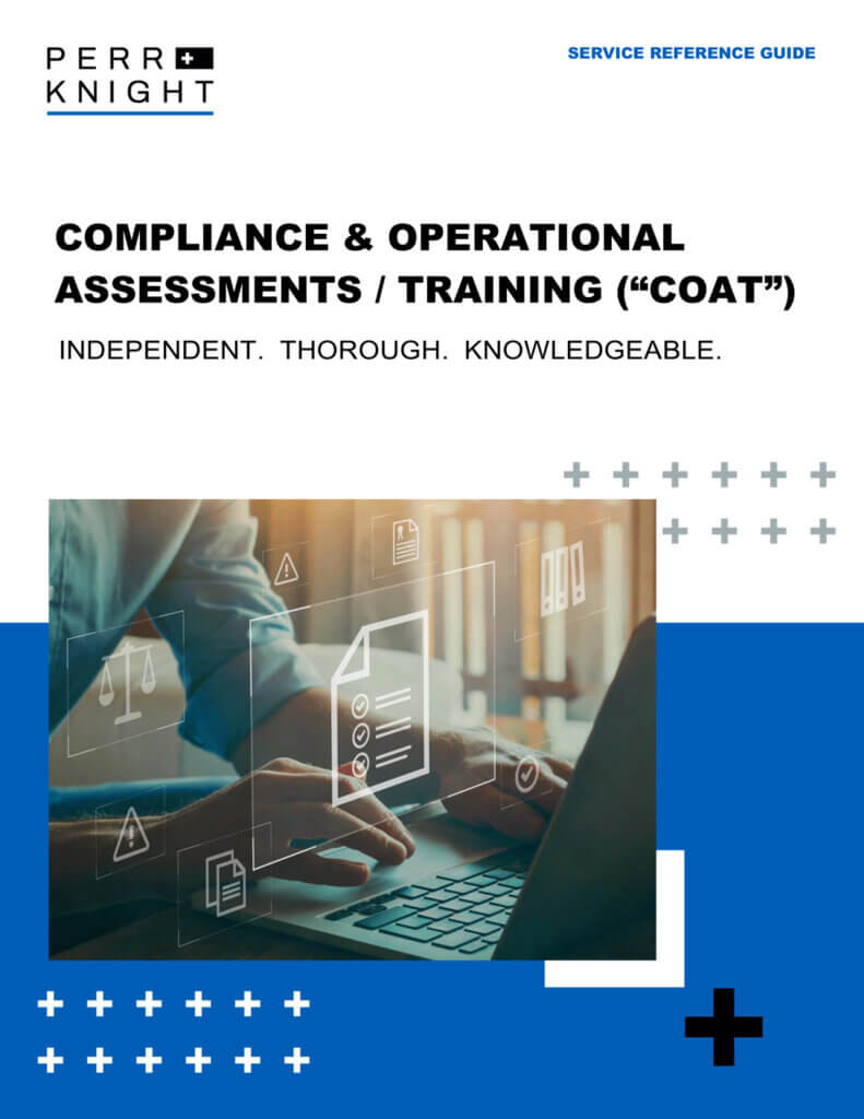 Insurance Compliance & Operational Assessment/Training Services
